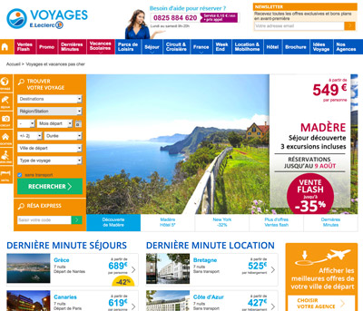 Partez avec Leclerc Voyages les promotions